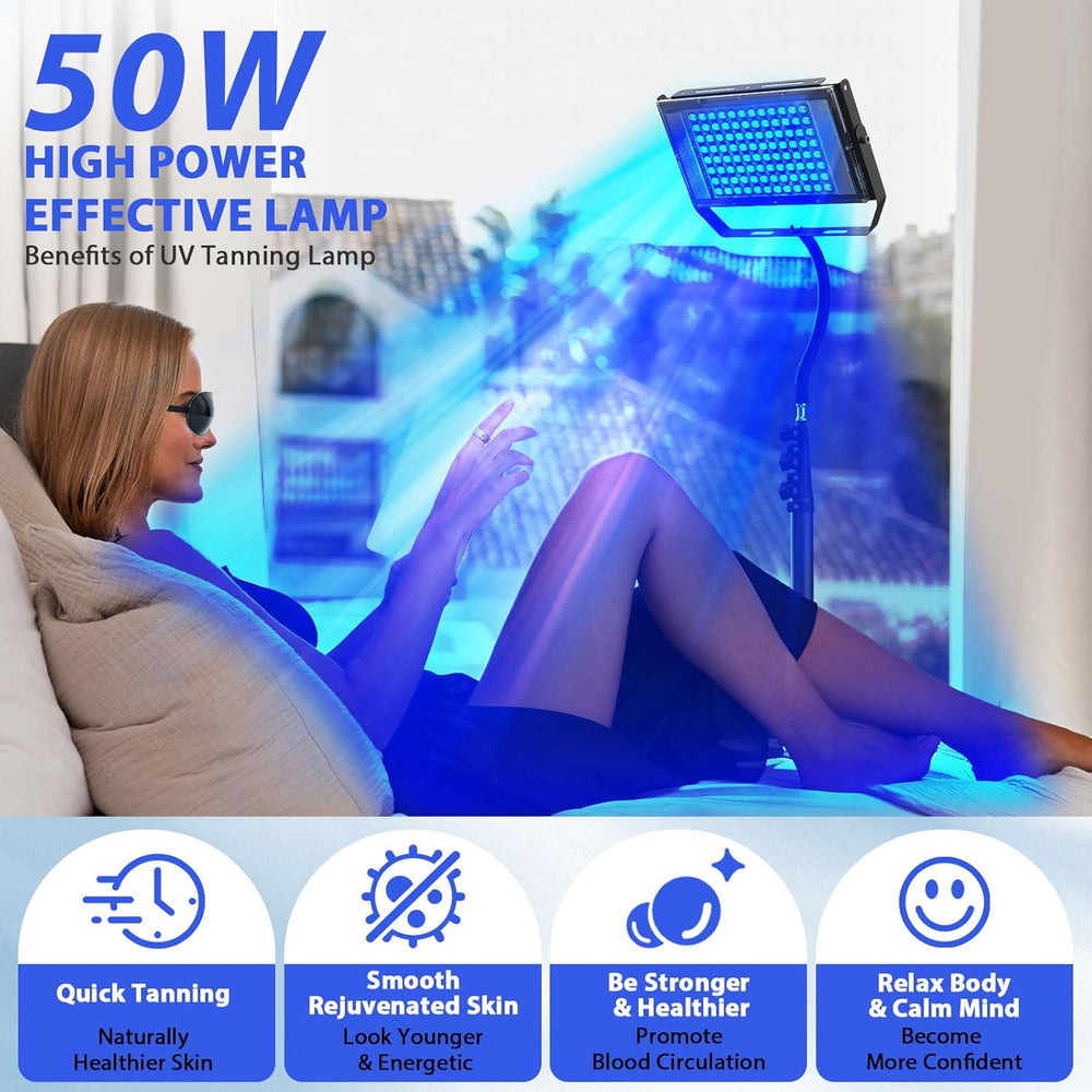 Tanning Lamp with Face and Body for Home