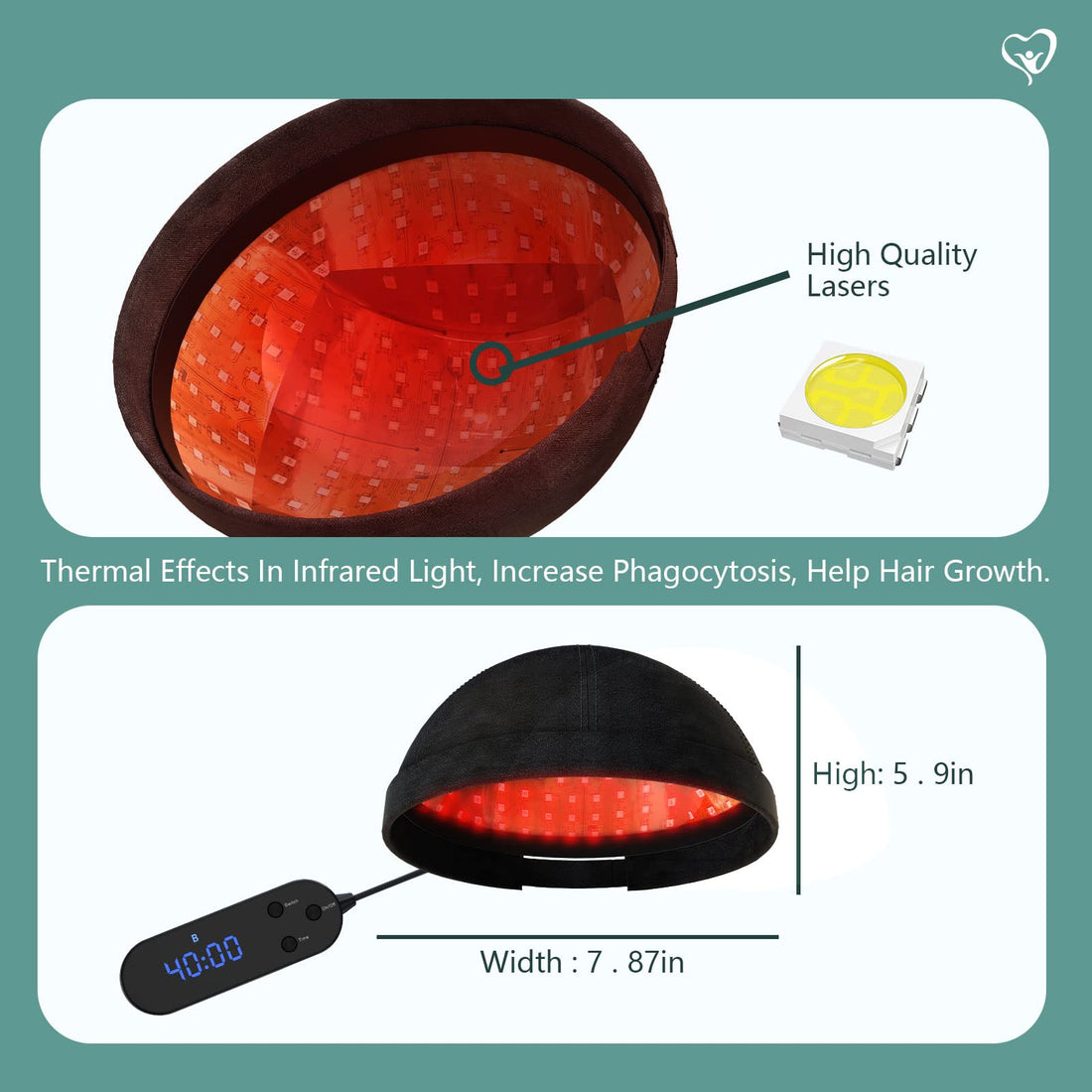 KTS Laser Hair Regrowth Cap - Advanced Light Therapy for Hair Loss