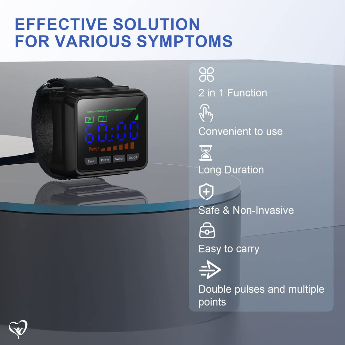 KTS Cold Laser Therapy Watch 1.0 - Health Optimizing Wrist Device