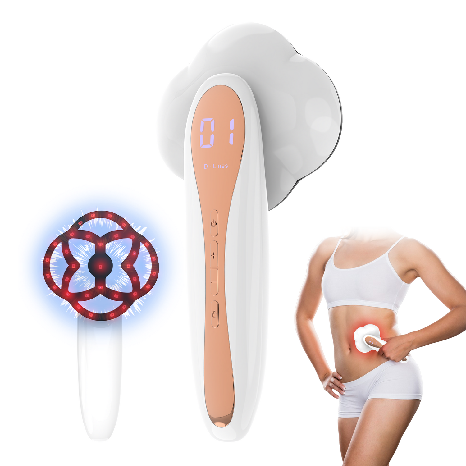 EMS Handheld Laser Electric Cellulite Beauty Device