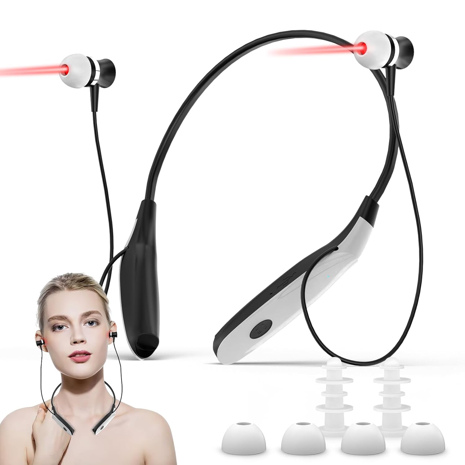Red Light Therapy Device for Nose & Ears | 650nm Portable Red Light Ear ...