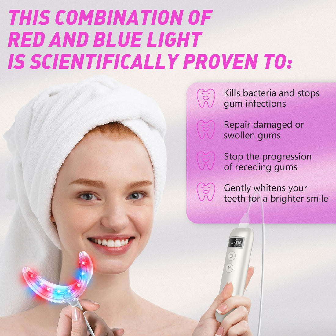 KTS Red Light Therapy for Gums - Advanced Oral Health Device