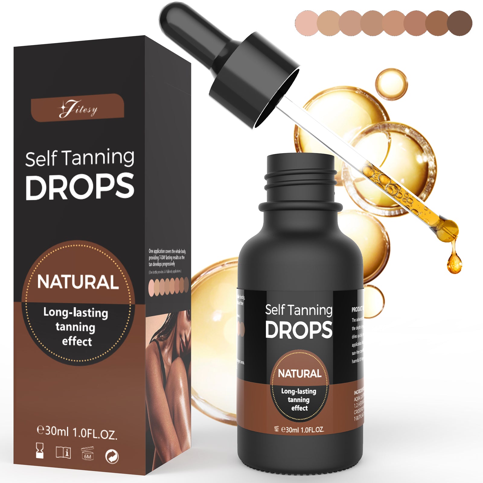 Sunless Glow Tanning Concentrate 30ml for Home x2 Pieces