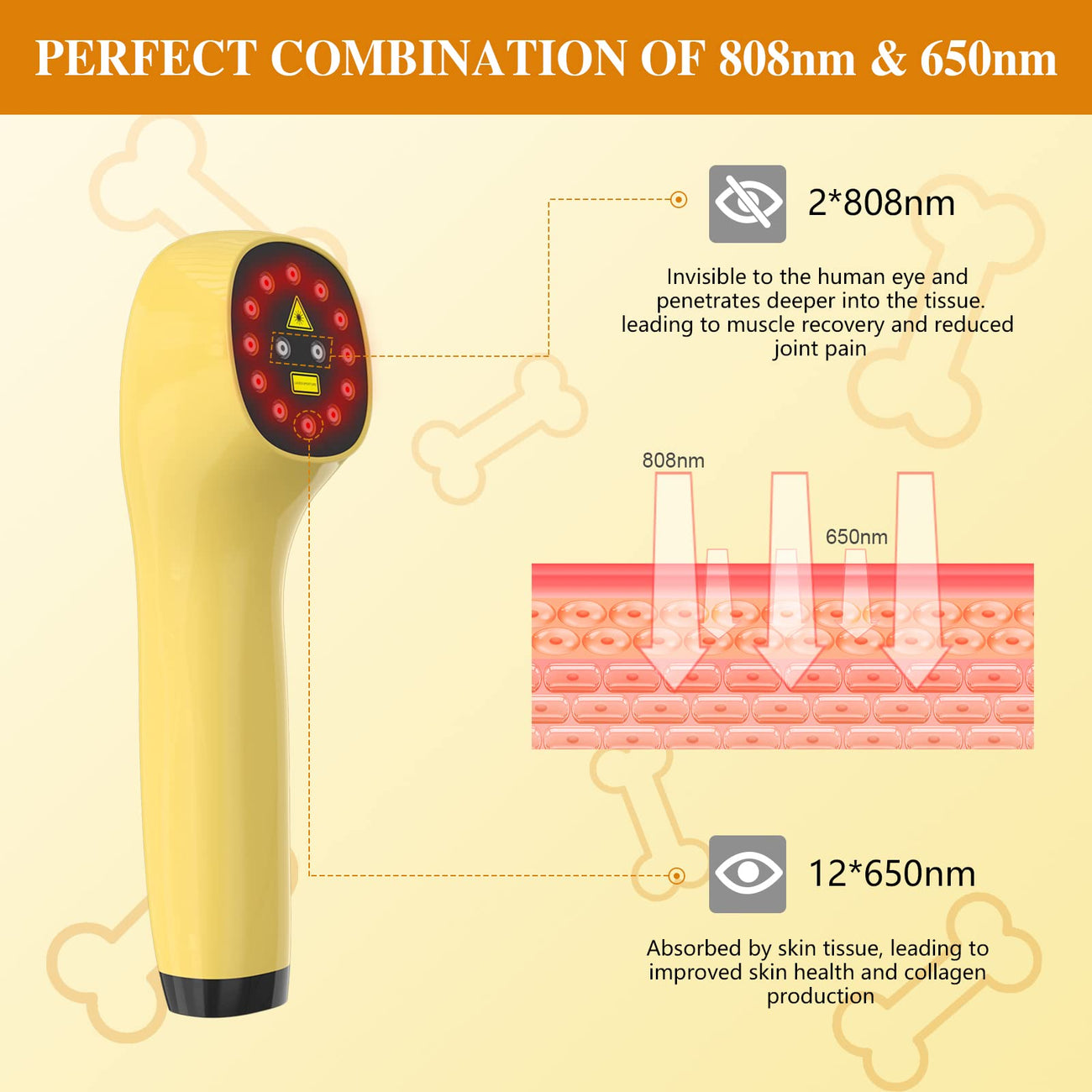 KTS Pet Handheld Cold Laser Therapy Device – Multispectral Pain Relief