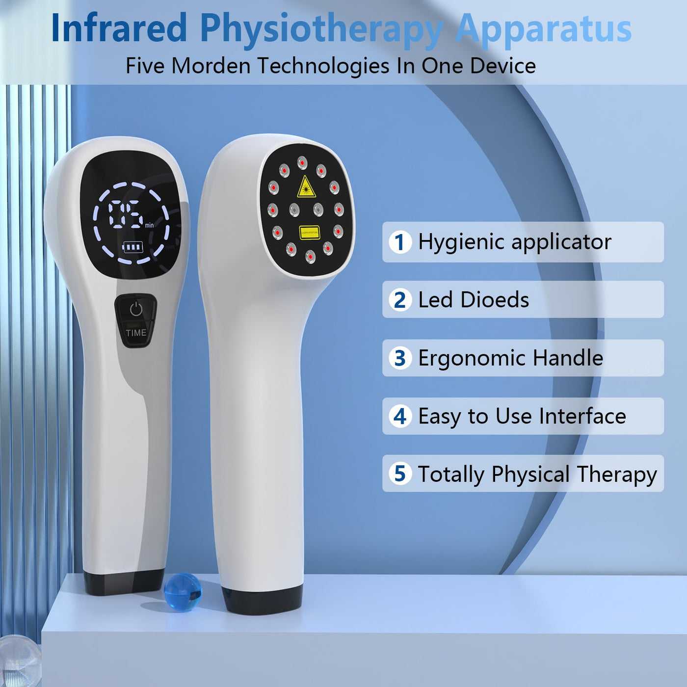 KTS Handheld Cold Laser Light Therapy Device for Humans/Dogs - Portable ...