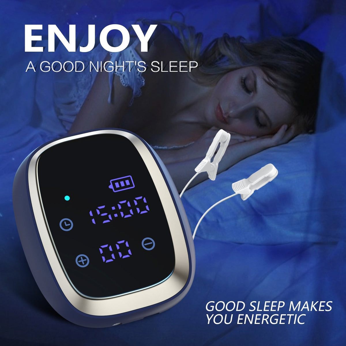 KTS Portable Sleep Aid Device - CES Therapy for Improved Sleep